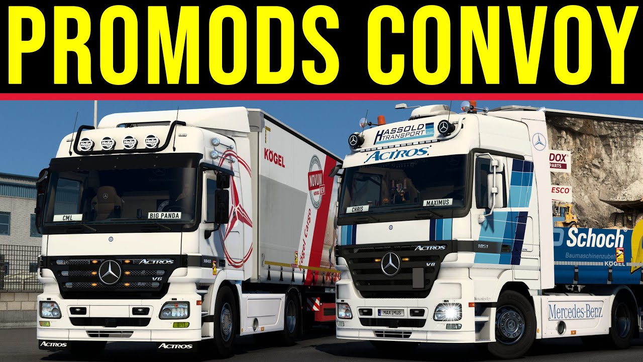 ETS2 ProMods Middle-East Add-On CONVOY I SonntagsTour 🔴 LIVE [2158 ...