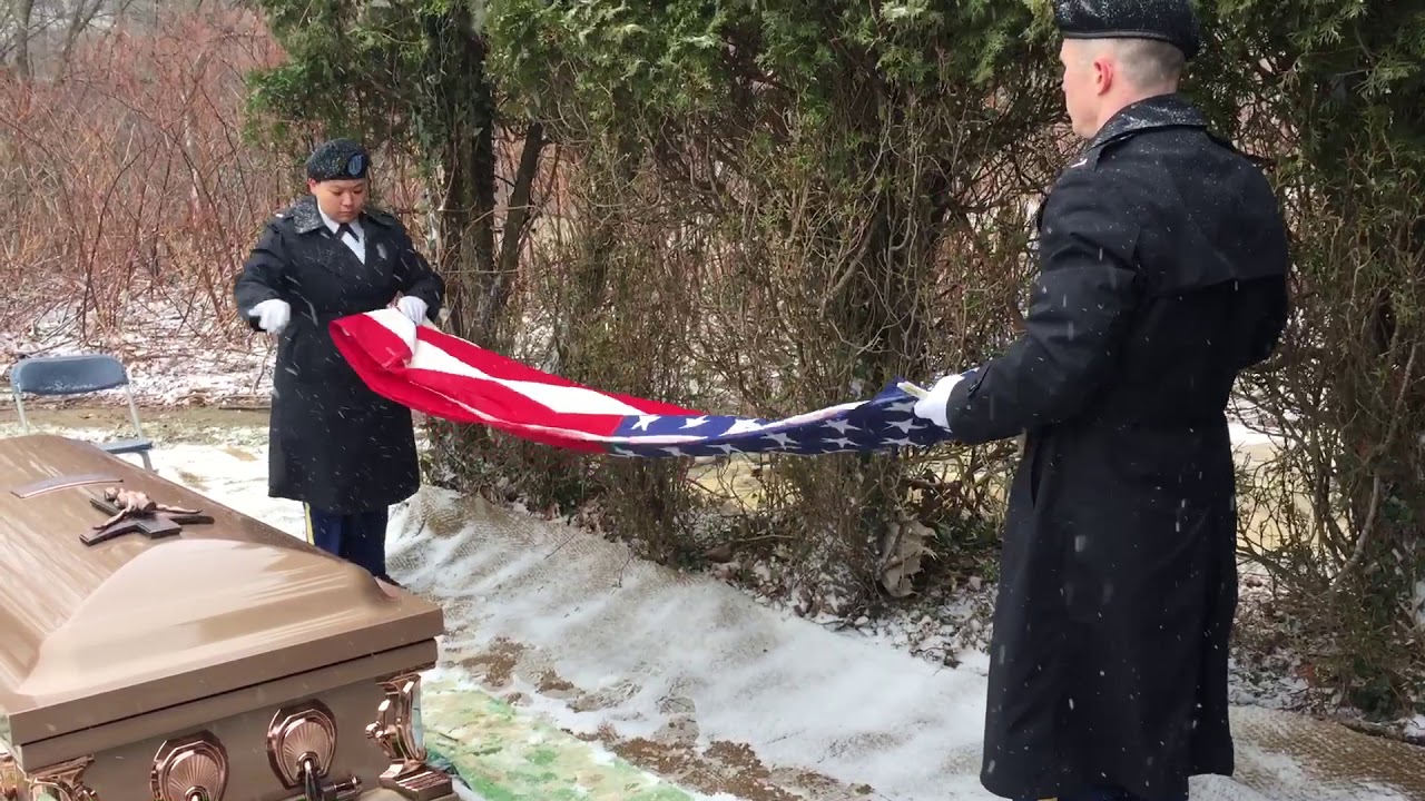 Joseph Froio Burial with Military Honors - YouTube