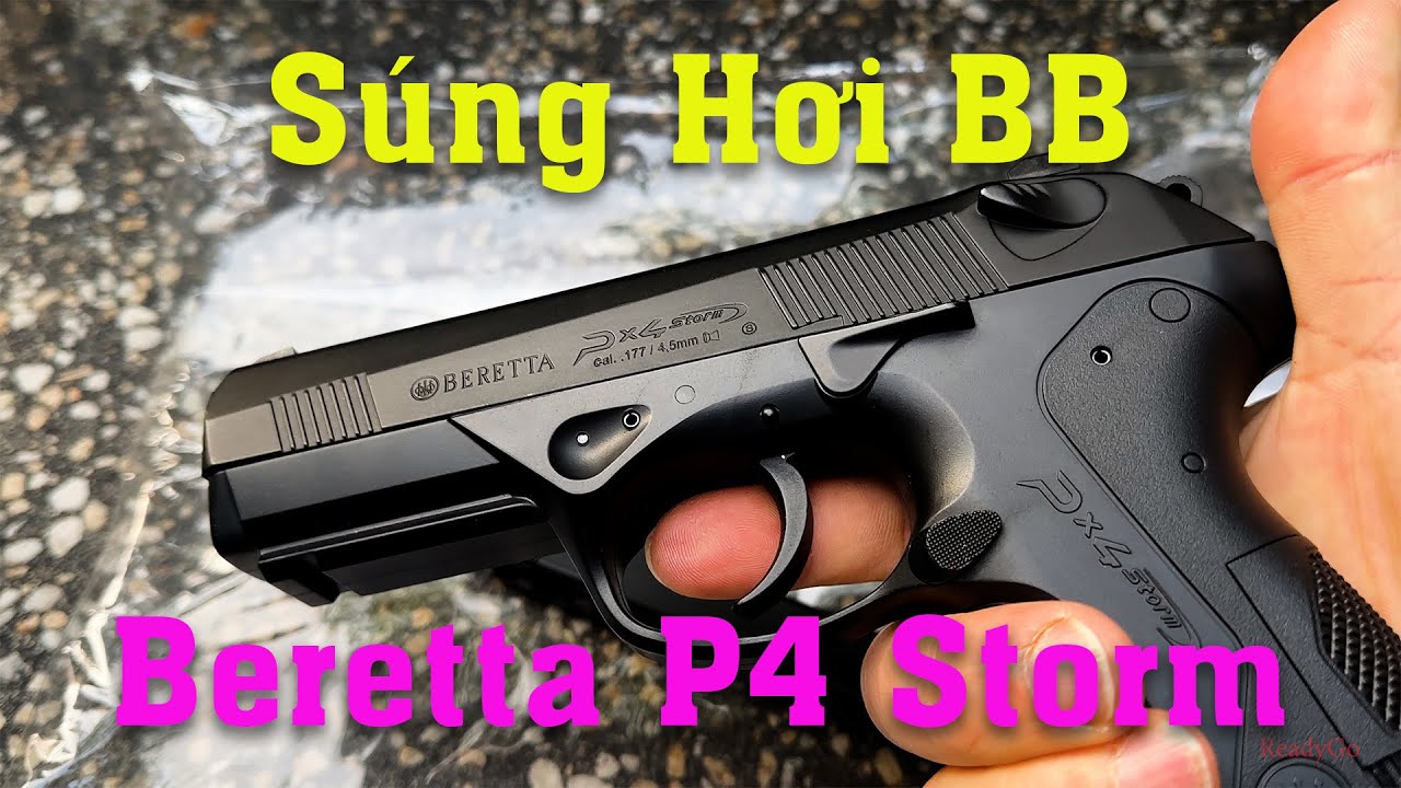 Súng Hơi BB - Beretta P4 Storm - YouTube