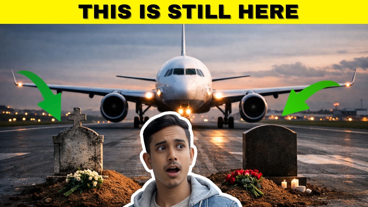 Grave stone on runway !! True story - YouTube