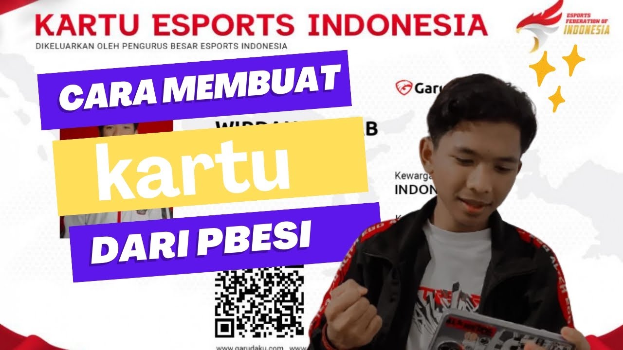 CARA MEMBUAT KARTU ESPORT INDONESIA DENGAN MUDAHH!!!!! #tutorial #pbsi #mlbb #esports #indonesia ...