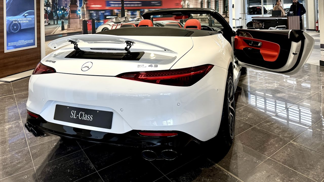 2024 Mercedes Benz SL 43 AMG Premium (R232) | Interior and Exterior ...