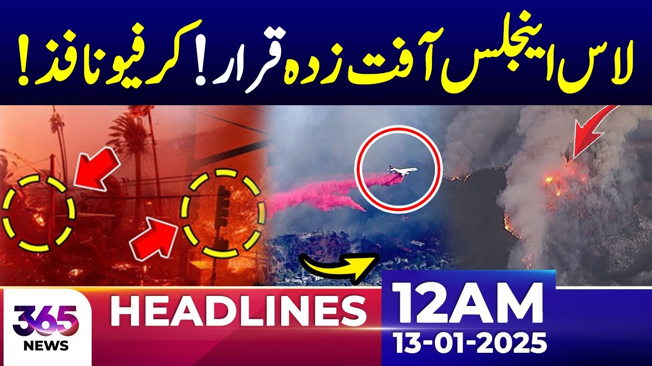 Los Angeles Declared Disaster Zone: Curfew Imposed! | 12 AM News ...