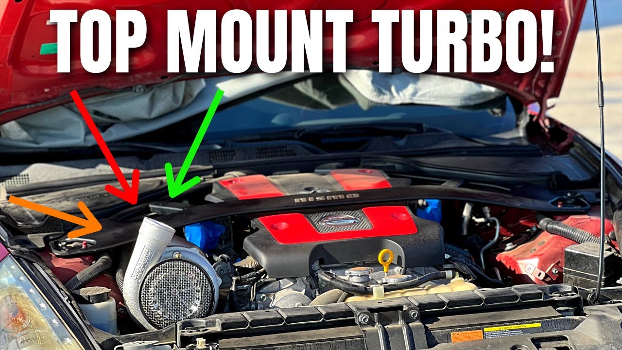 370Z TOP MOUNT SINGLE TURBO KIT INSTALL! - YouTube