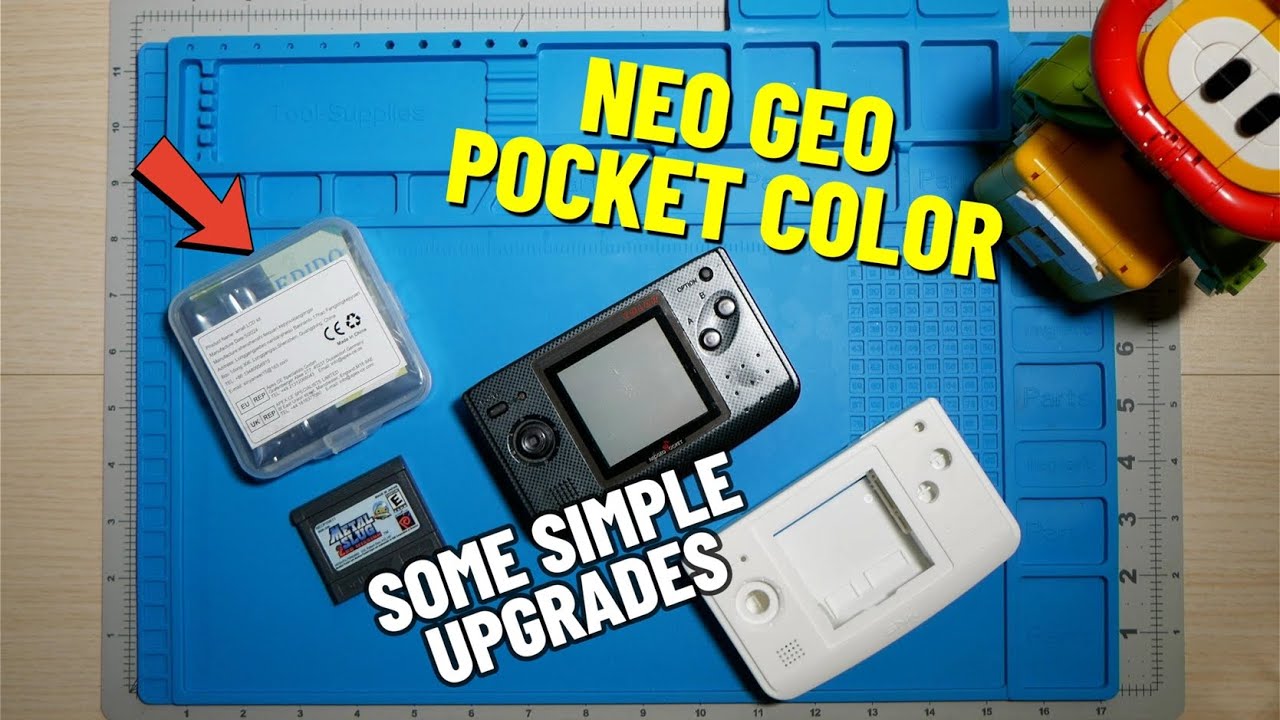 Neo Geo Pocket Color LCD Screen And Shell Case Replacement - YouTube