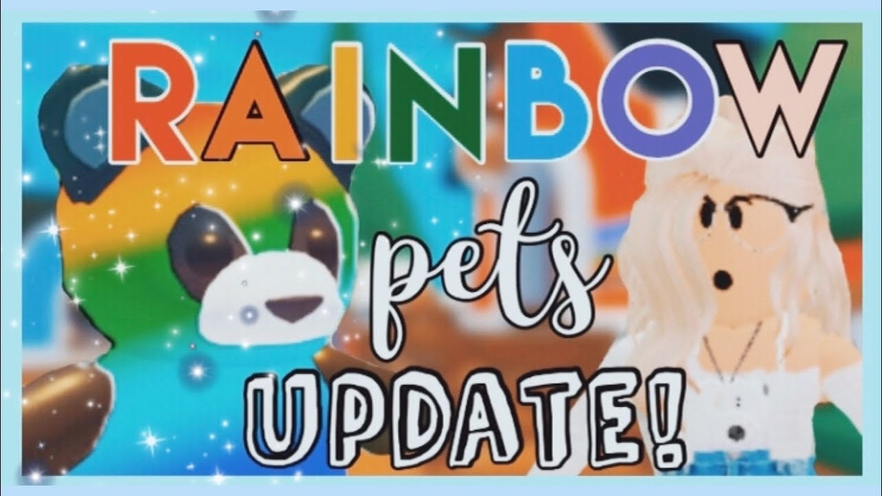 NEW RAINBOW PETS UPDATE! *SO COOL!* | ocean glow ♡ - YouTube