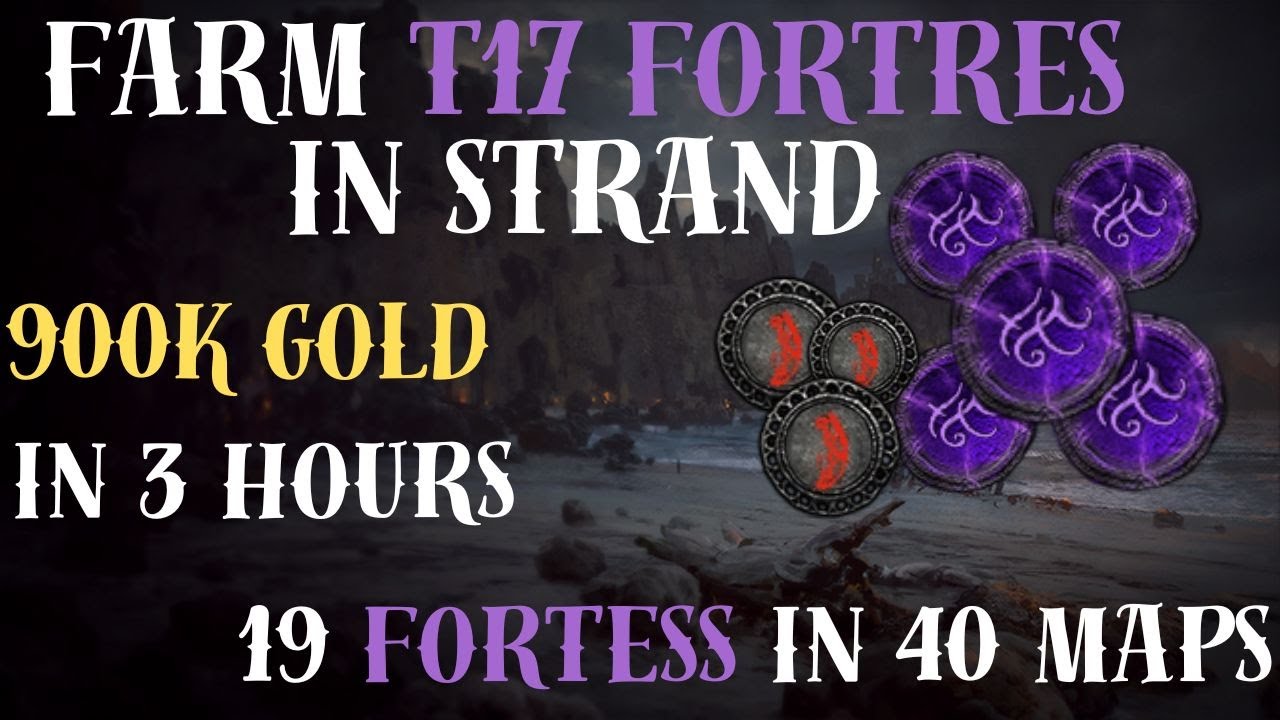 Poe 3.25 - Strand T17 Fortress Farming Strat , 300k Gold/Hour - YouTube