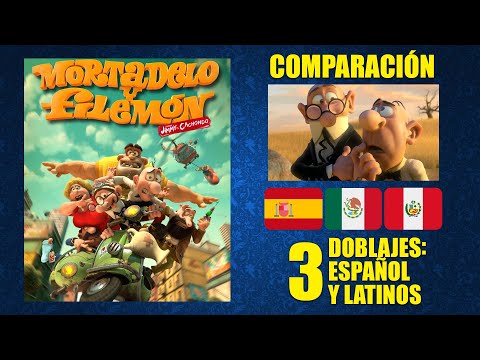 Mortadelo y Filemón contra Jimmy el Locuaz [2014] Comparación de 3 Doblajes: Latinos y Castellano