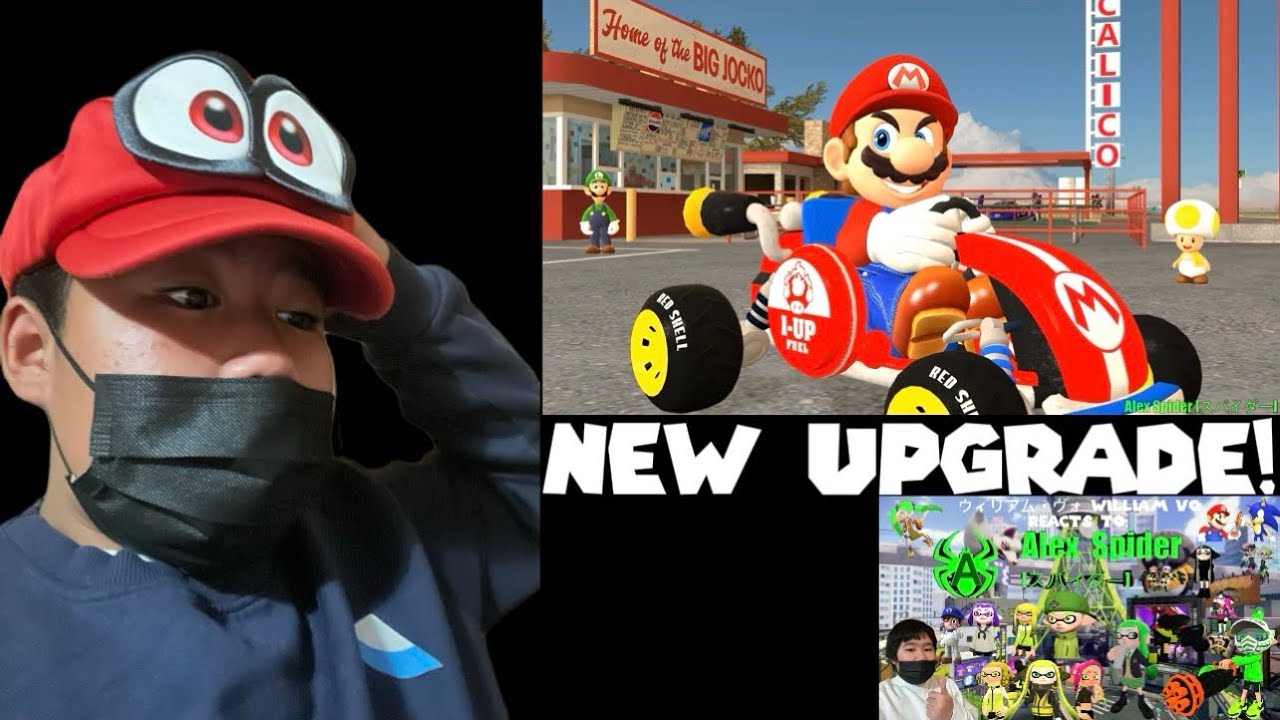 Kirby Eats a Semi Truck in Mario Kart REACTION | NEW UPGRADE ...