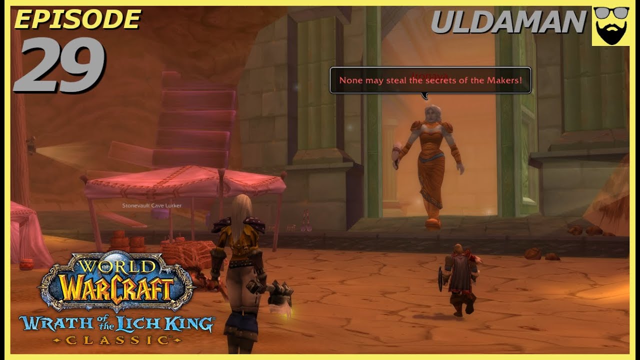 Let's Play World of Warcraft Classic - Human Rogue - Part 29 - Uldaman ...
