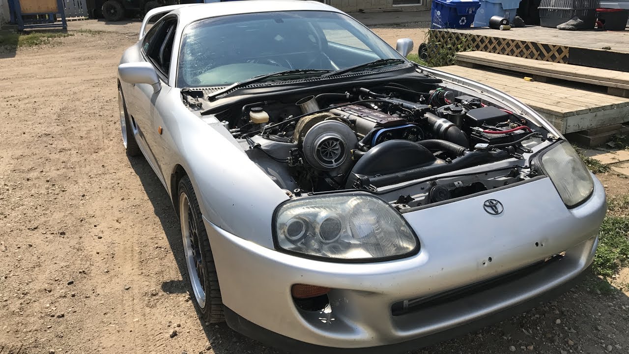 Huge Turbo Supra Build First Drive! - YouTube