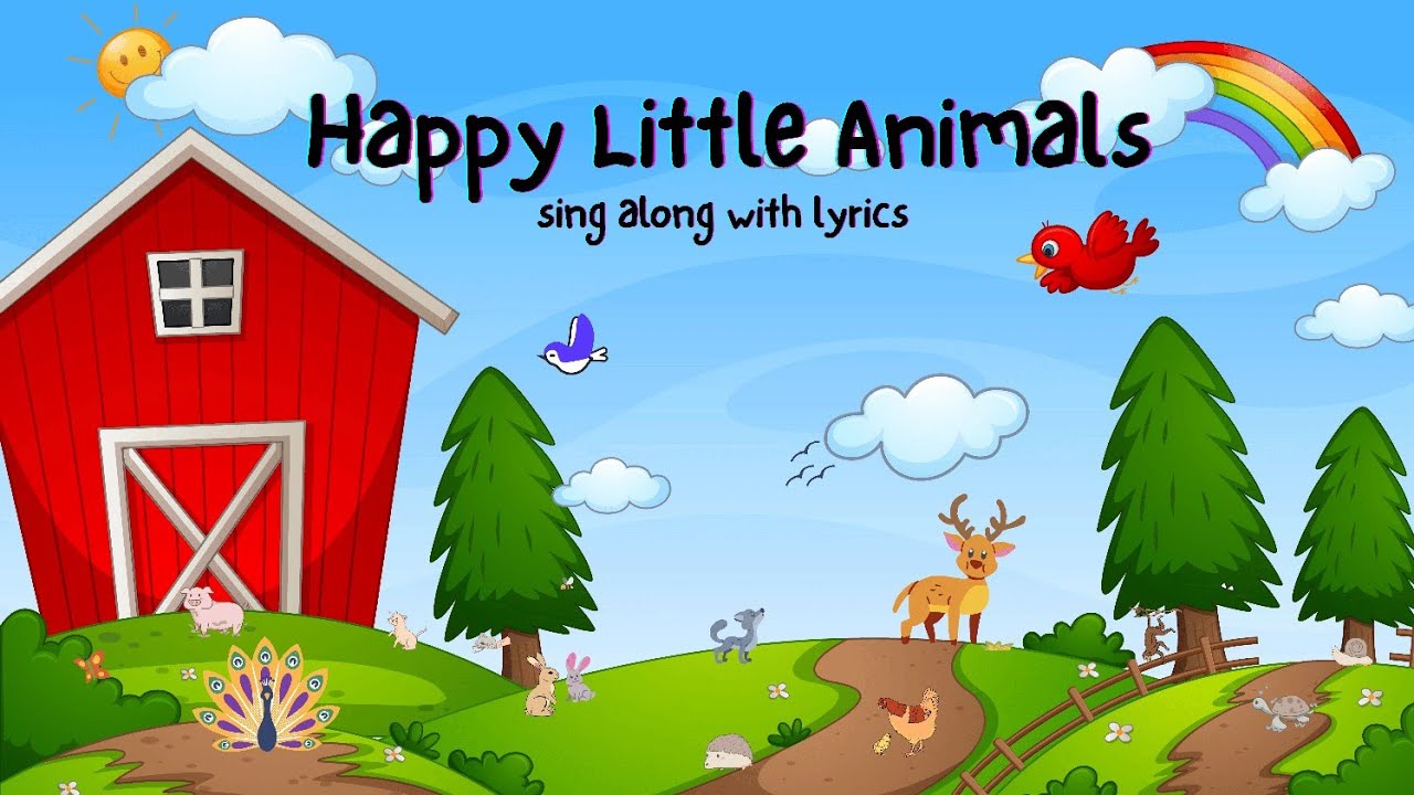Happy Little Animals - Fun and Engaging Nursery Rhyme for Kids | Sing ...