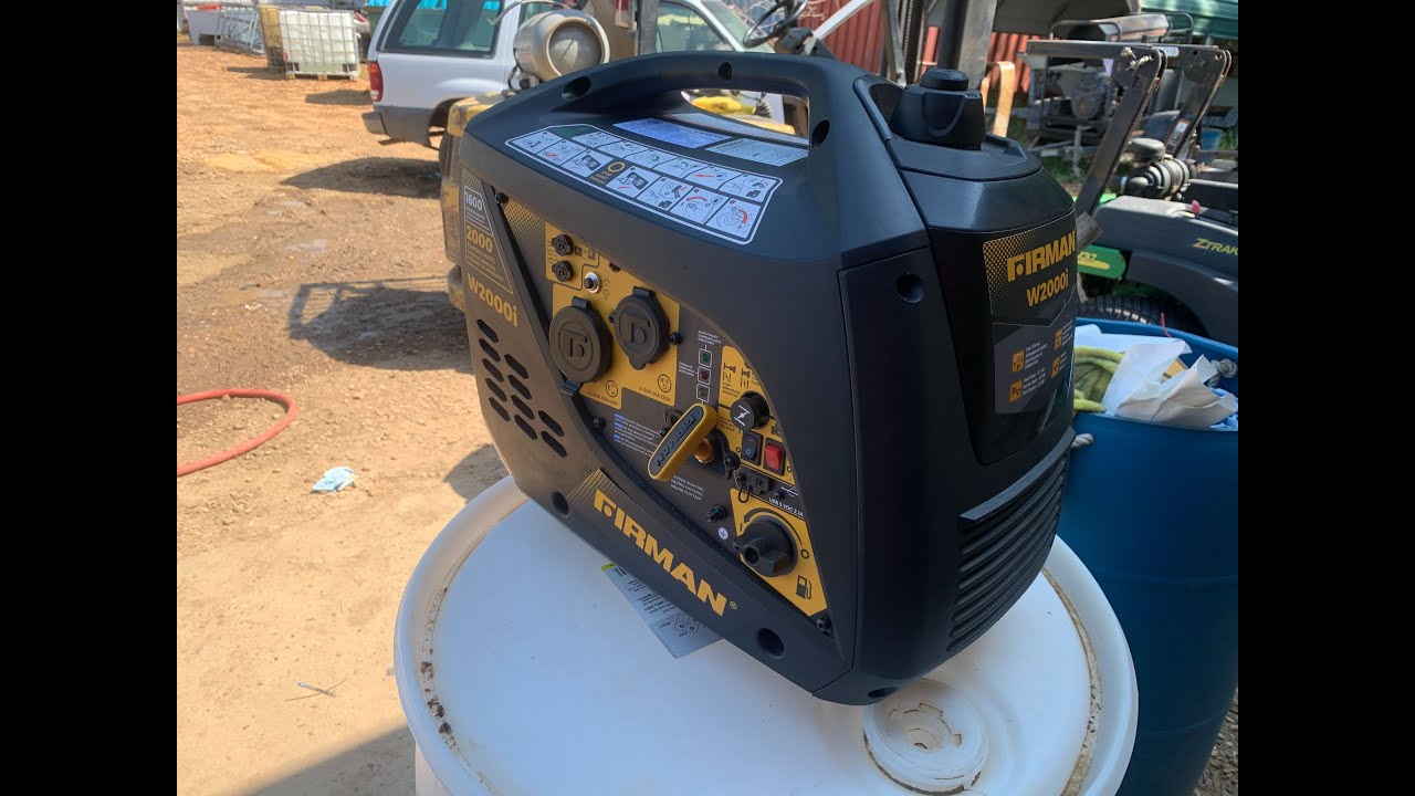 2020 Firman W2000i Portable Gas Powered Inverter Generator - YouTube