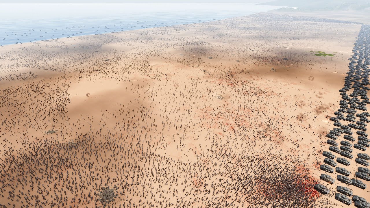 500 Shermans vs 1 MILLION Orcs | Ultimate Epic Battle Simulator 2 - YouTube