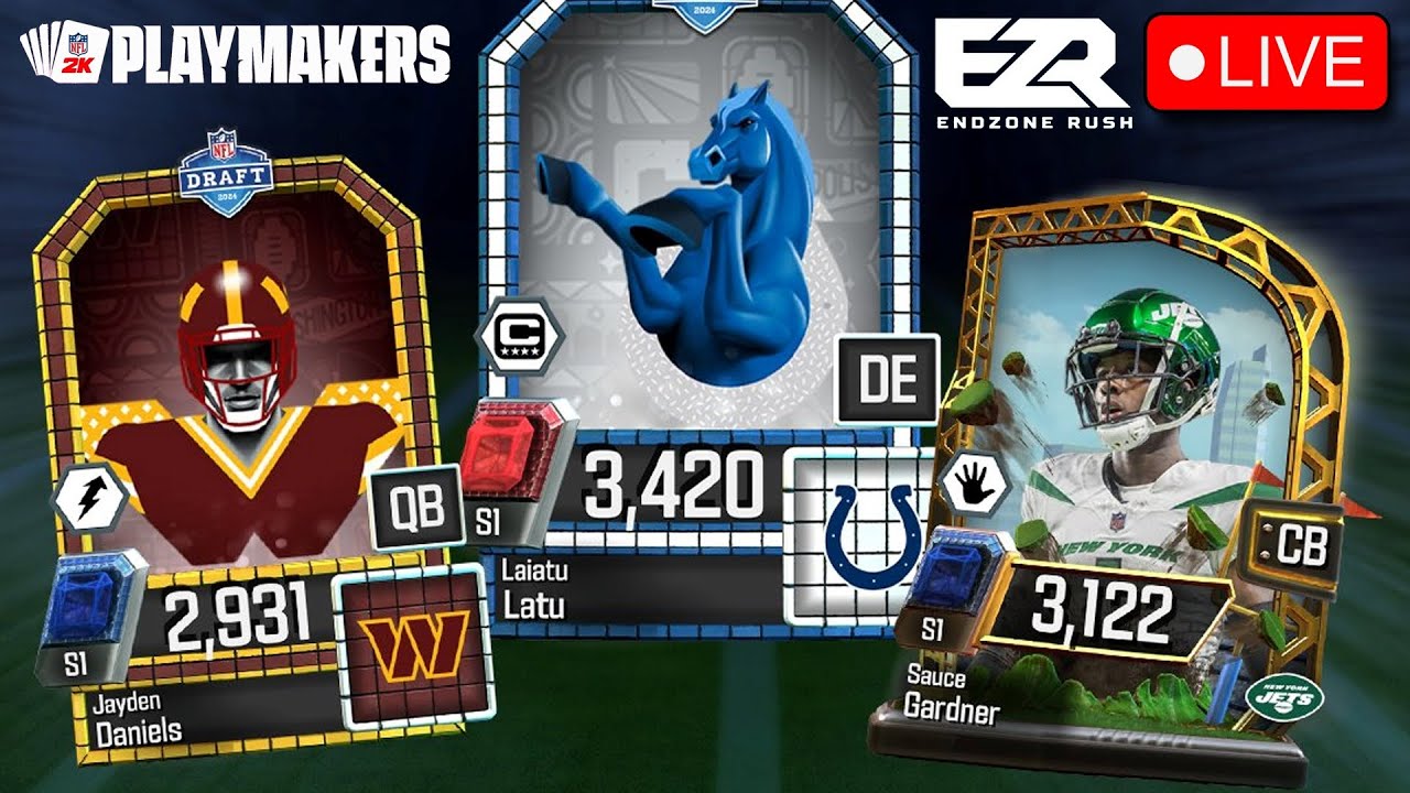 🔴 LIVE STREAM - 1st Ruby Tier Event Card Grind - End Zone Rush 🏈 NFL 2k ...