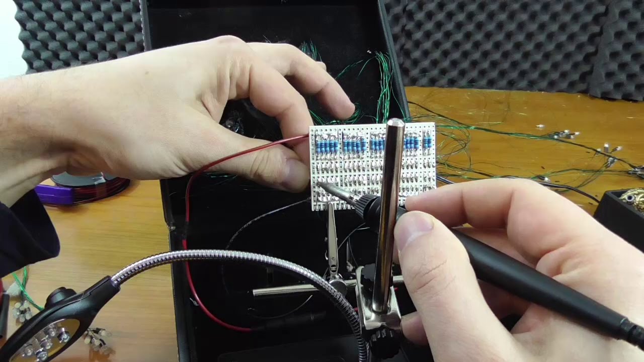 Tutorial: Build your own LED wire tree - Part 6/8 - Wiring up the base ...