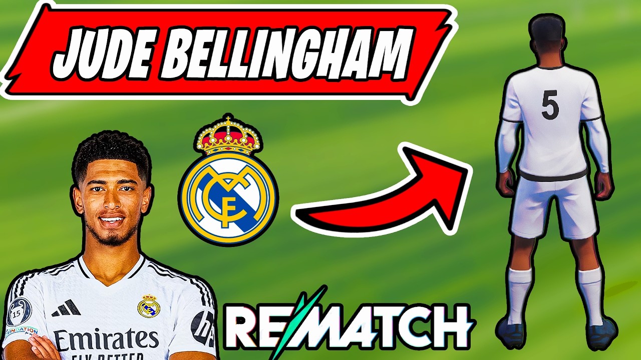HOW TO MAKE JUDE BELLINGHAM IN REMATCH GAME (RMA KIT GUIDE) - YouTube