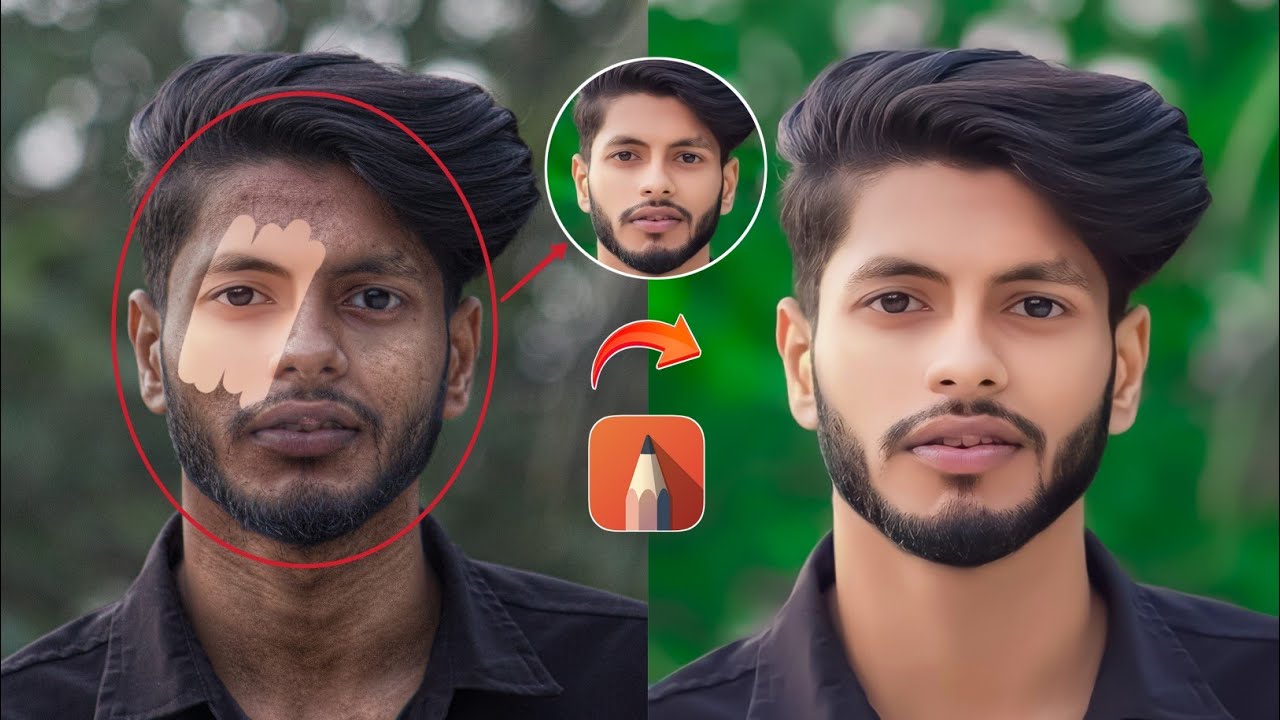 Autotech Sketchbook Realistic Face Smooth Editing | Face Smooth In ...