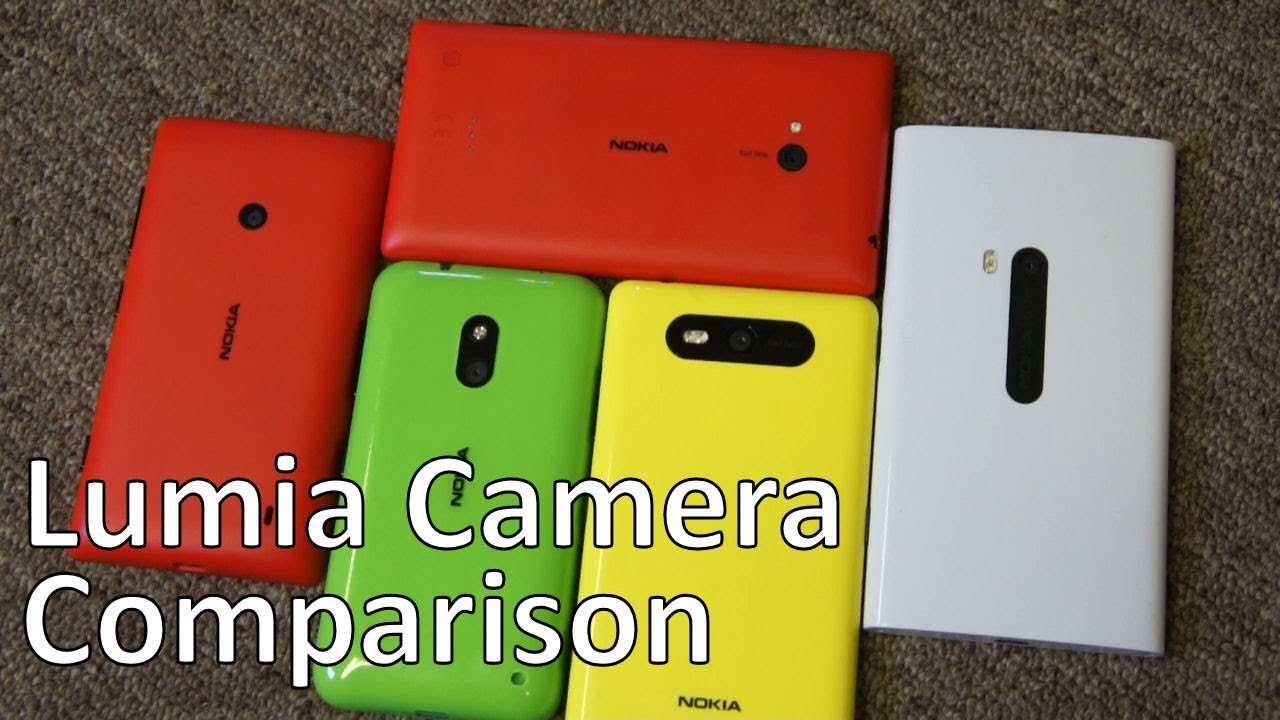 Nokia Lumia camera comparison - YouTube