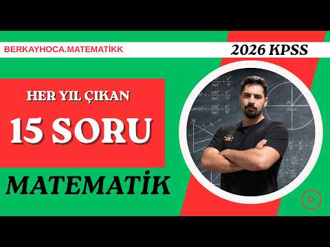 KPSS MATEMATİK I HER YIL KESİN ÇIKAN 15 SORU + PDF