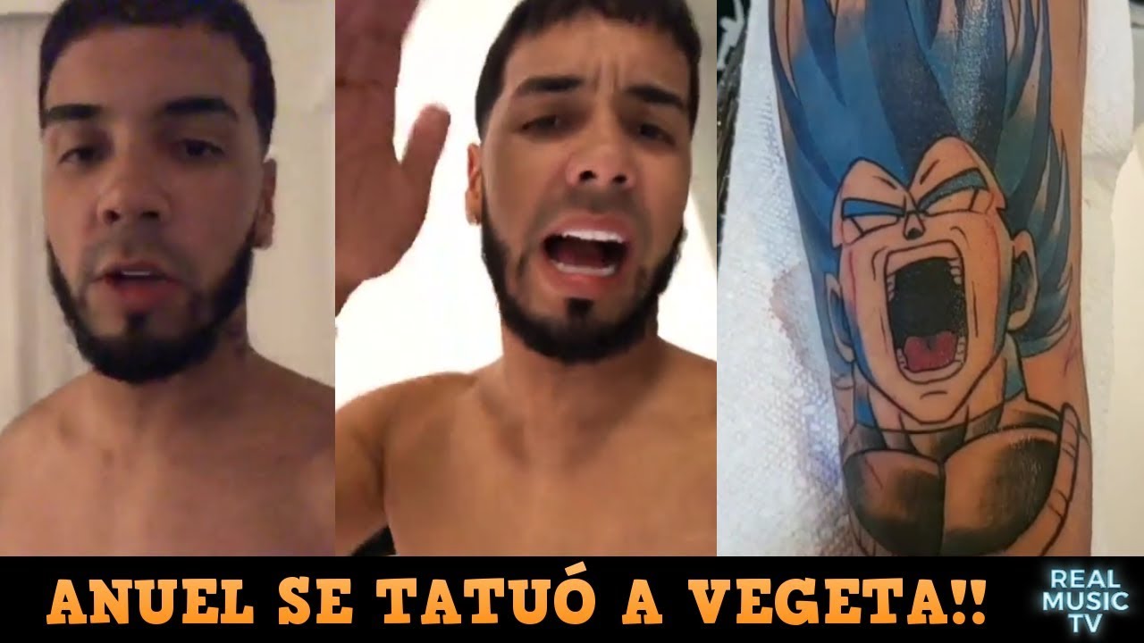 Anuel Se Tatuó A Vegeta En El Brazo l Ñejo Vacilando Con Coco Y Anuncia ...