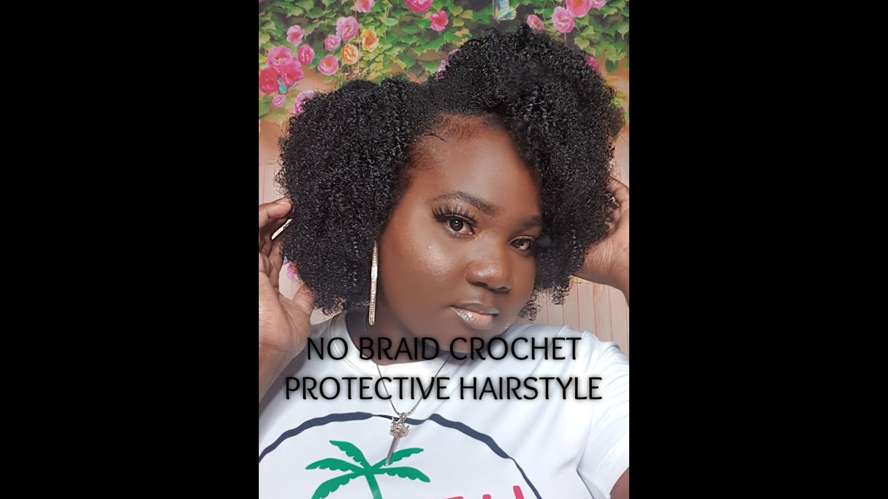 NO BRAID, CROCHET PROTECTIVE STYLE! - YouTube