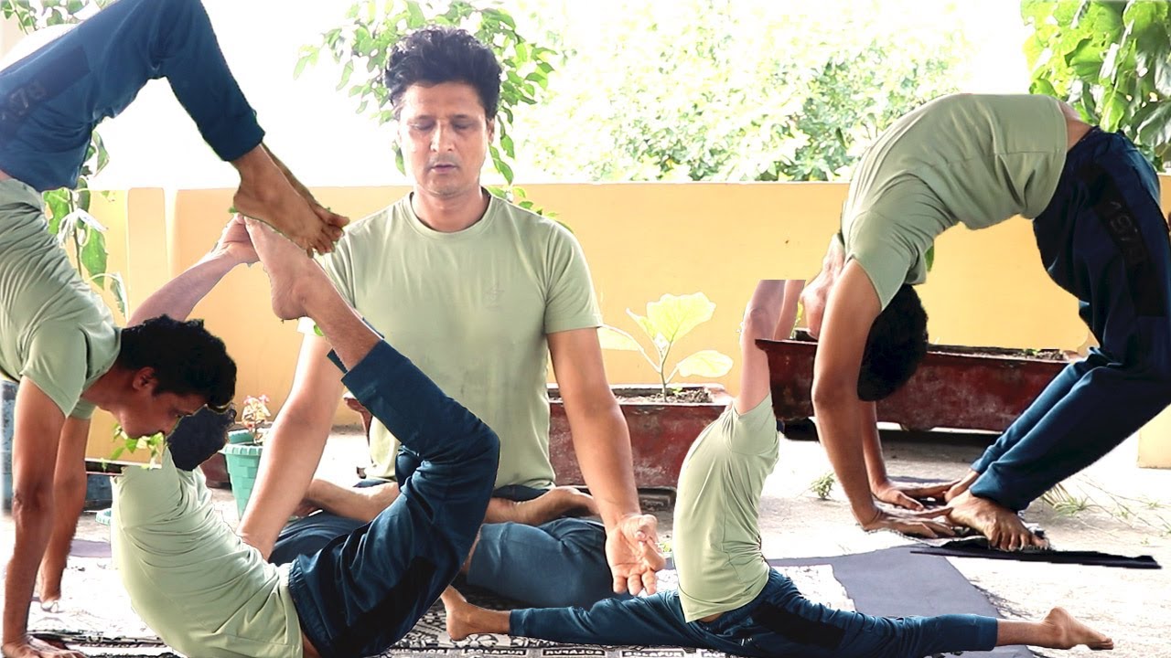 Advance yoga poses on occasion of upcoming International yoga Day - YouTube