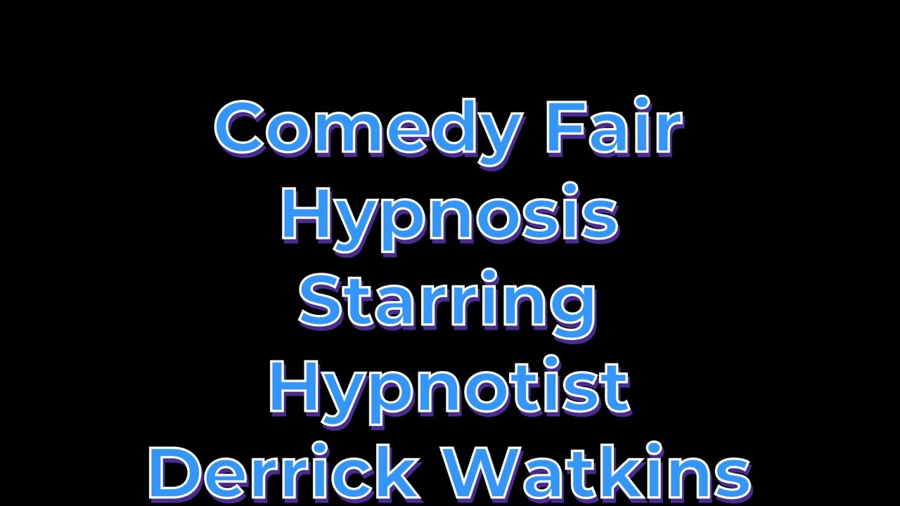 Comedy Hypnotist Derrick Watkins hypnotizing at the Illinois State Fair ...