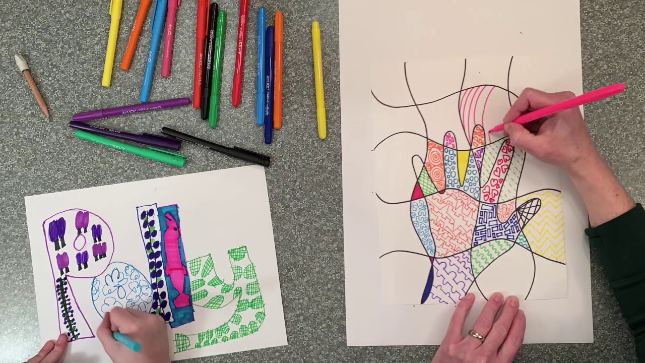 Name-Hand Designs - YouTube