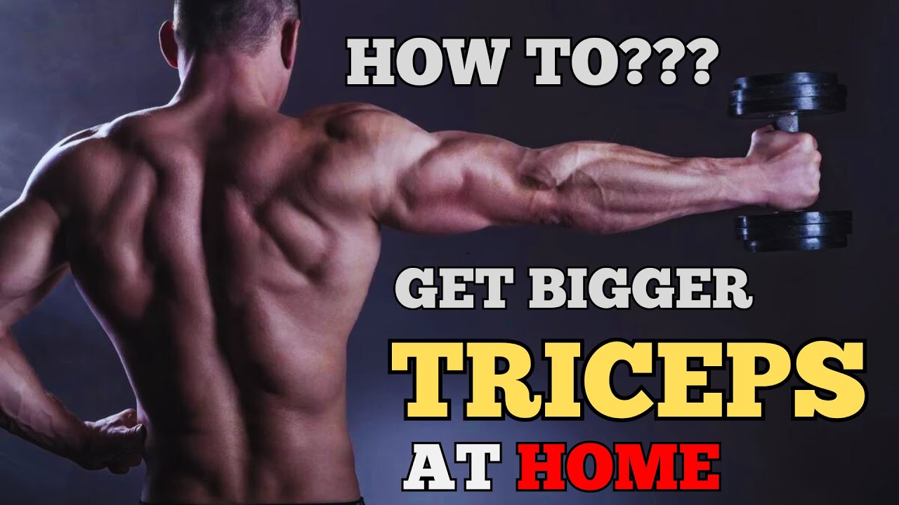 8 Best Workout to do at Home for BIGGER TRICEPS| How To Get Bigger ...