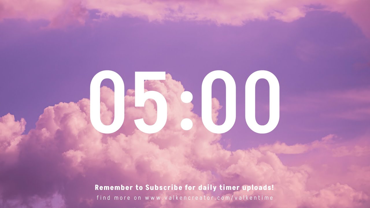 5 Minute Timer - Day Dream - YouTube