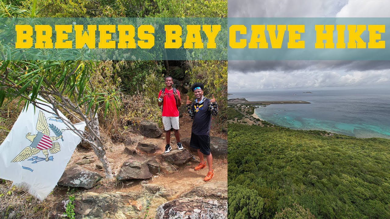 Brewers Bay Cave Hike St. Thomas - YouTube
