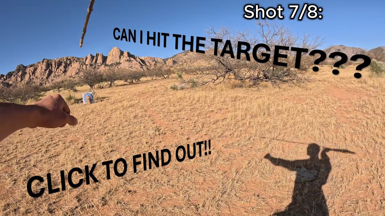 Primitive Hunting Skills: ATLATL Target Practice - YouTube