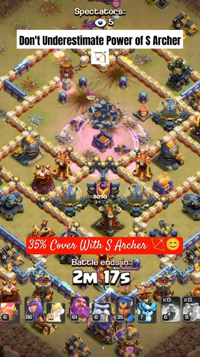 Best Way Of Super Archer Attack 😊 ️#gaminggirlsdiva #clashofclans #coc #gamingchannel - YouTube