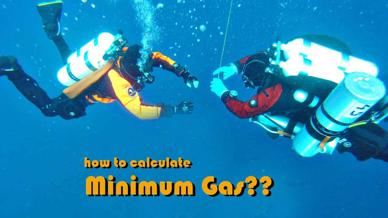 How to calculate Minimum Gas / Rock Bottom / Reserve Gas - YouTube