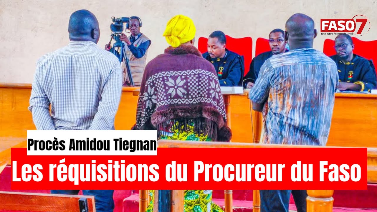 Procès Amidou Tiegnan : Les réquisitions du Procureur du Faso - YouTube