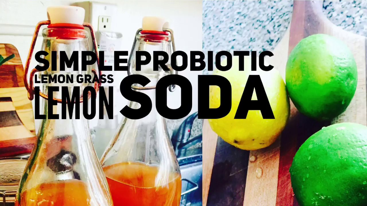 Probiotic Lemomgrass Lemon Soda Youtube