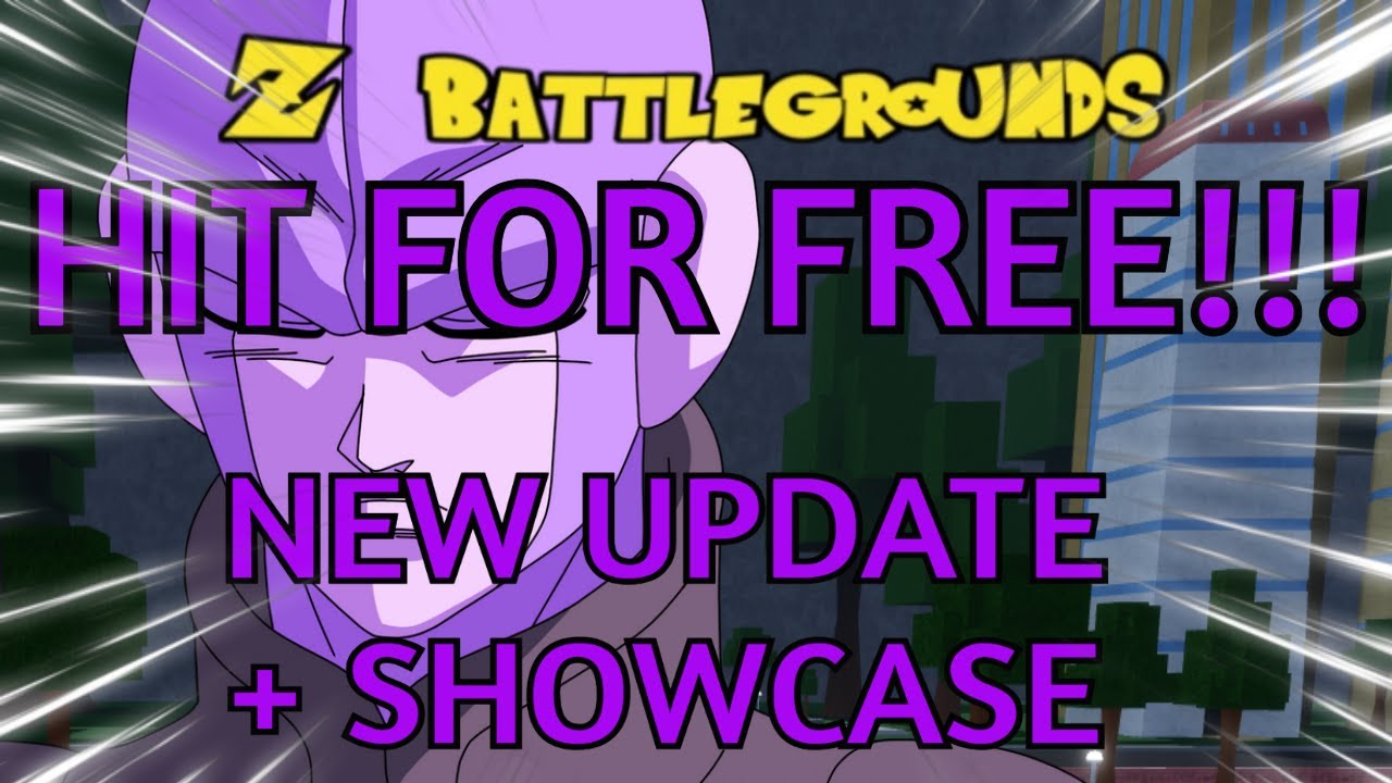 NEW UPDATE Hit SHOWCASE In Roblox Z Battlegrounds - YouTube
