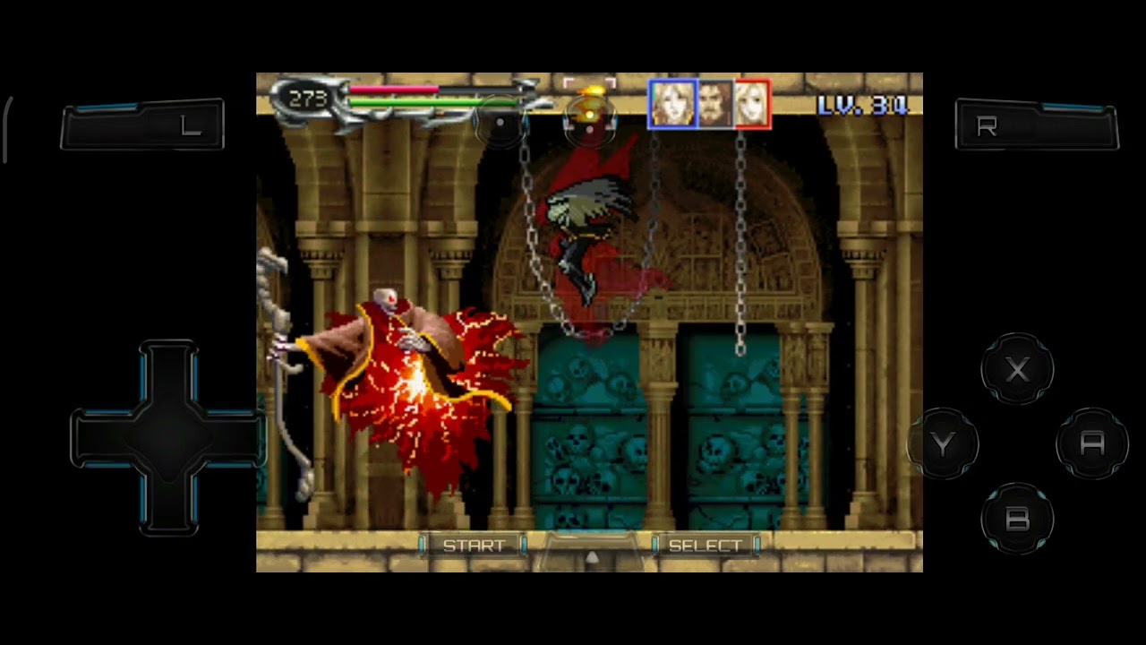 Death bossfight (julius mode) - Castlevania: Dawn of Sorrow - YouTube