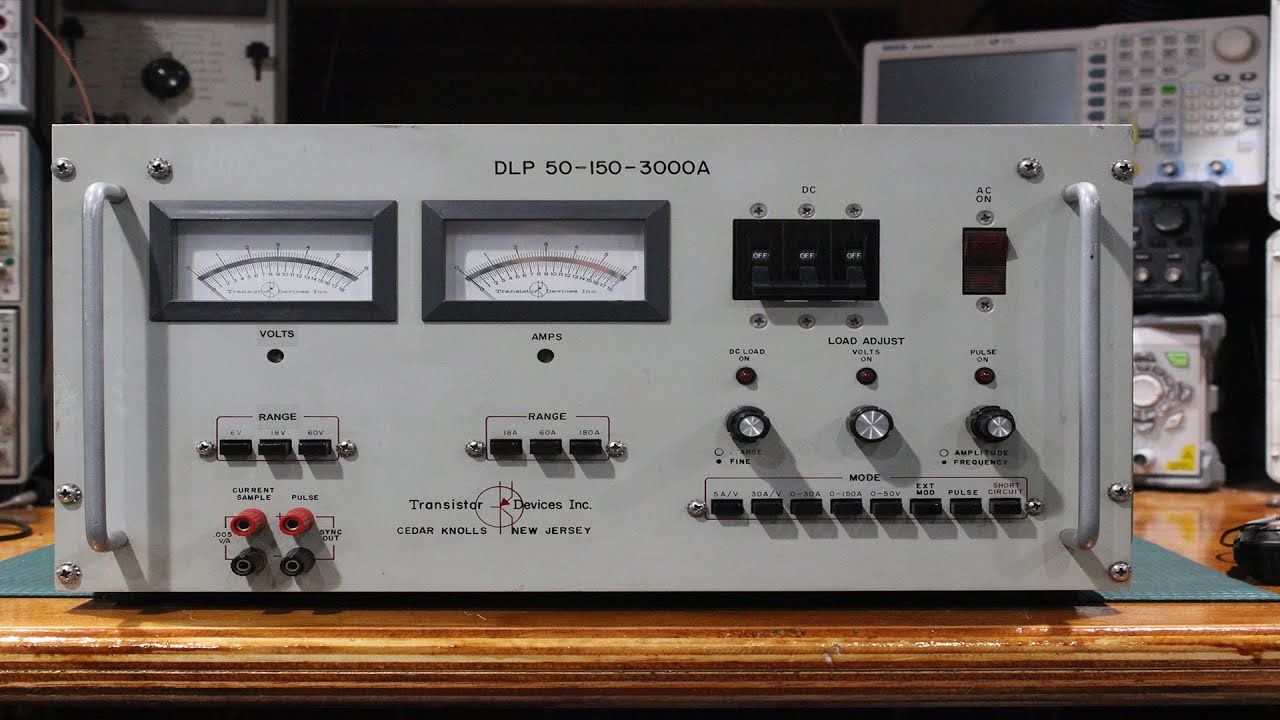 Transister Devices DLP 50 150 3000A Restoration and lab Check in - YouTube