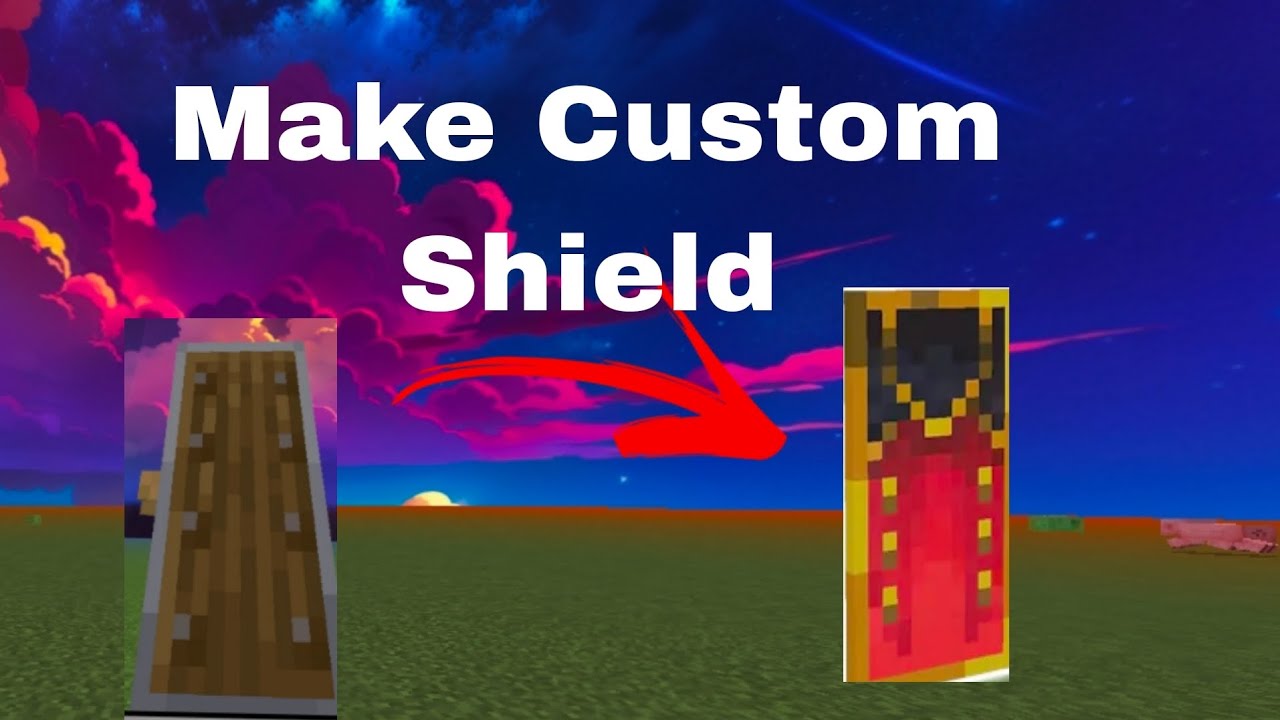 How to customise your Shield #minecraft - YouTube