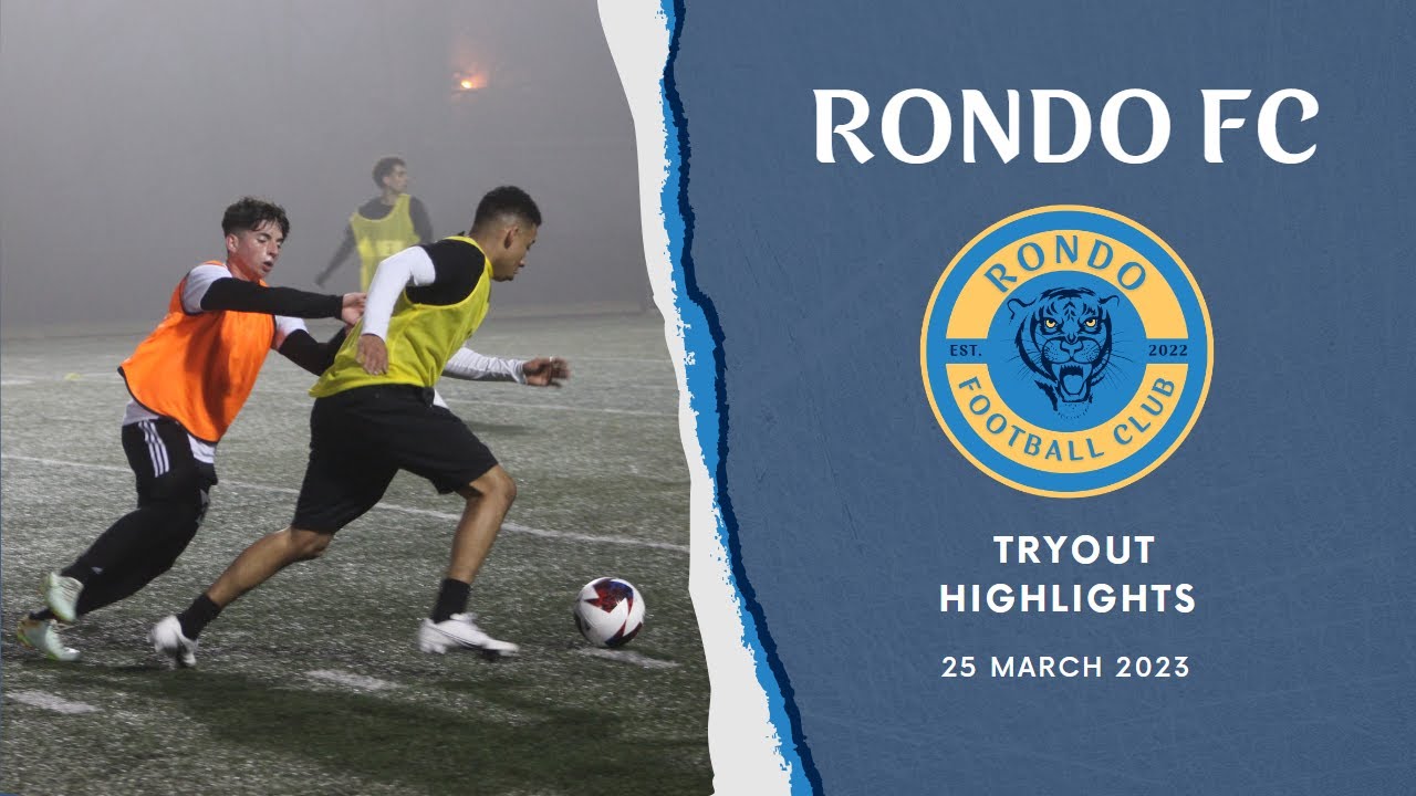 Rondo FC - 2023 EDP March Tryouts - YouTube