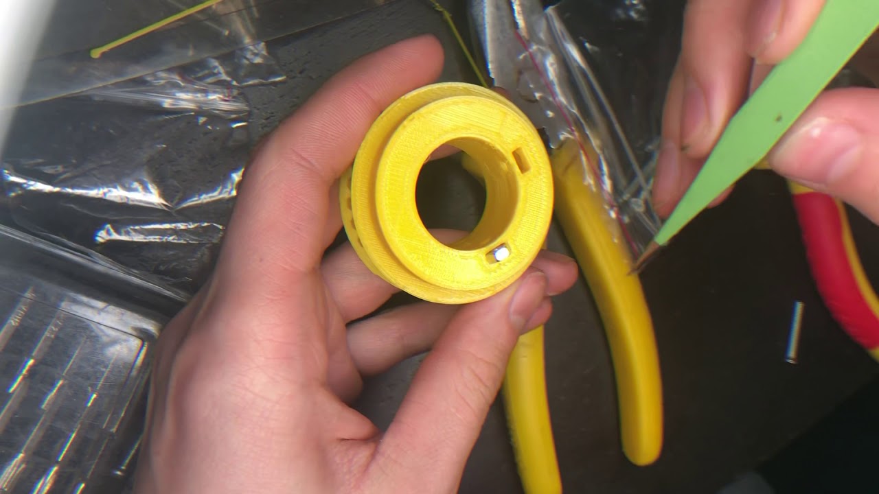 3d printed pulley - YouTube