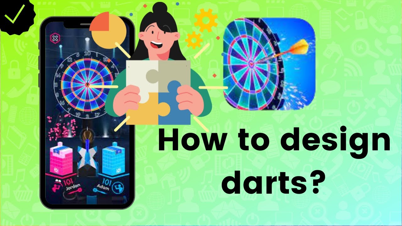How to design darts on Darts of Fury? - YouTube