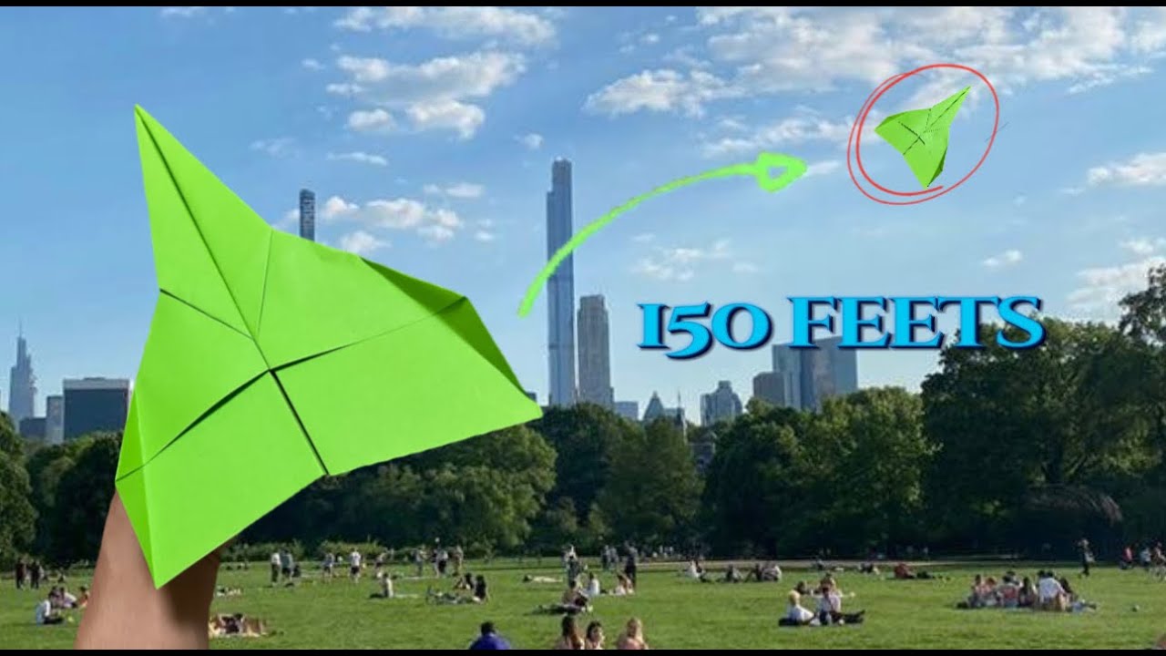 Paper airplane | How to Make Paper Airplane Fly so Far!!! - YouTube