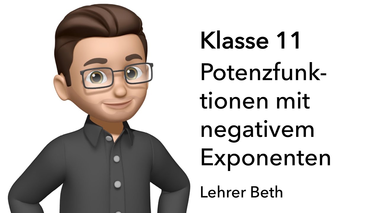 Potenzfunktionen mit negativem Exponenten - Klasse 11 - Funktionen ...