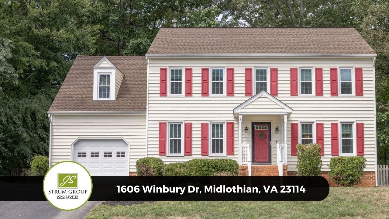 Home Tour: 1606 Winbury Dr, Midlothian, VA 23114 - YouTube