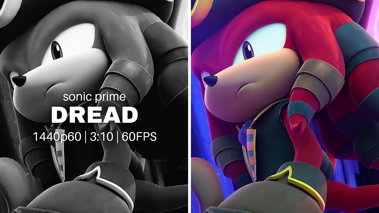 Knuckles The Dread (Sonic Prime Season 3) || Clips For Edits || [4K ...