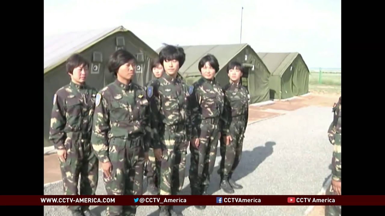 Chinese female special forces feature in anti-terrorism drill - YouTube