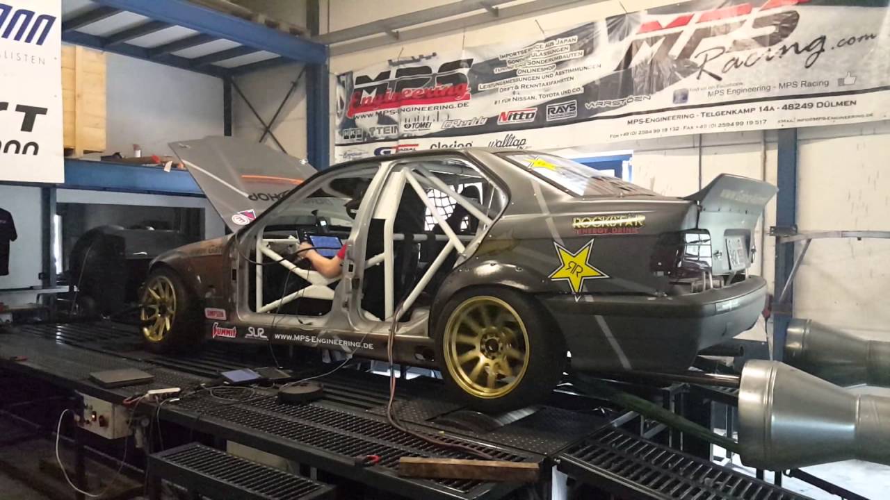 BMW e36 ls3 dyno - YouTube